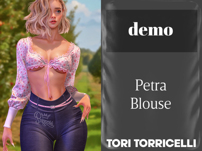 Second Life Marketplace - TORI TORRICELLI // Petra Blouse // DEMO